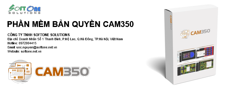 Phần mềm bản quyền CAM350. Mua phần mềm CAM350 bản quyền